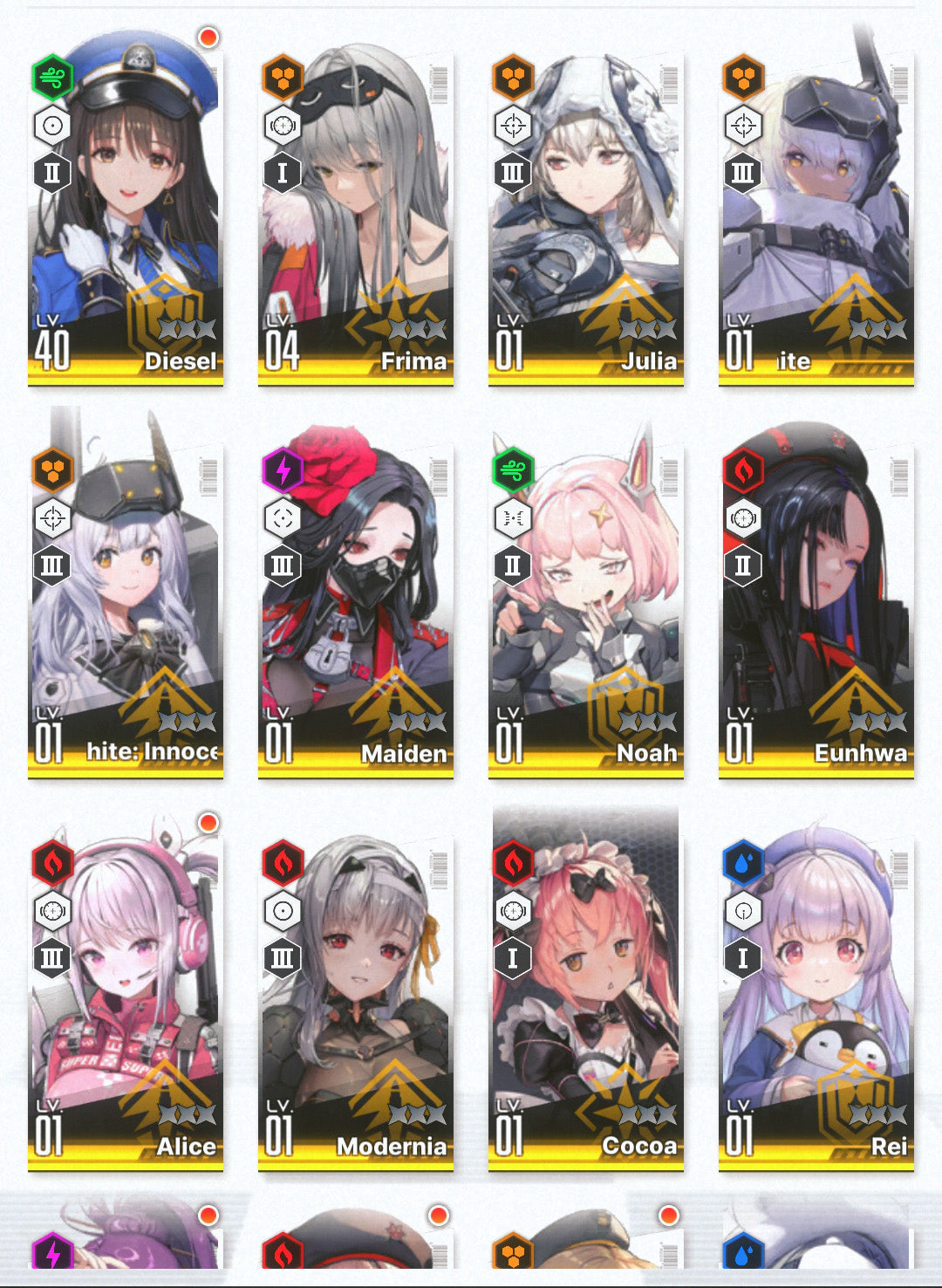 [NA]GODDESS OF VICTORY NIKKE 12SSR Modernia+skin+Cocoa+Noah+Julia+Alic ...