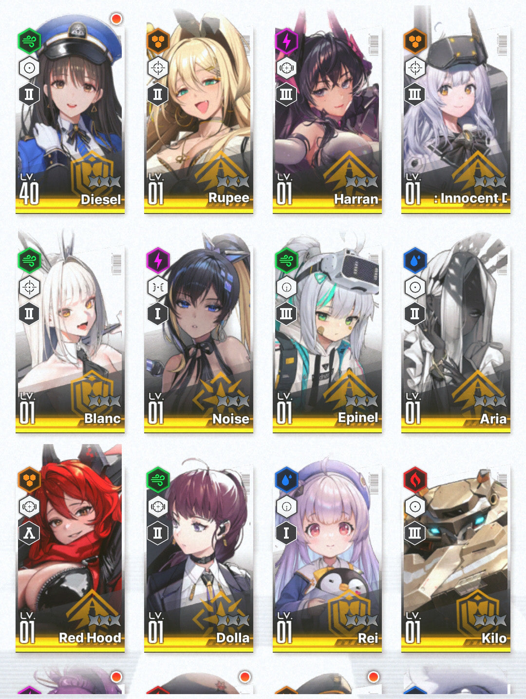 [NA]GODDESS OF VICTORY NIKKE 12SSR Red Hood+Harran+Rupee+Epinel+Aria+D ...