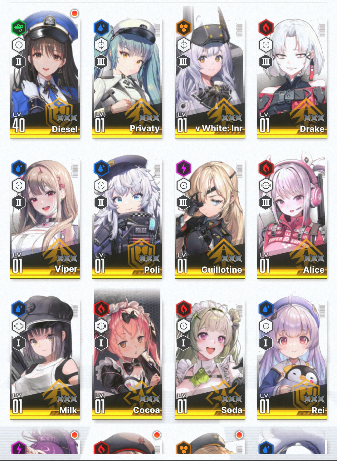 [NA]GODDESS OF VICTORY NIKKE 12SSR Soda+Cocoa+8k gems+Alice+Milk+Poli+ ...