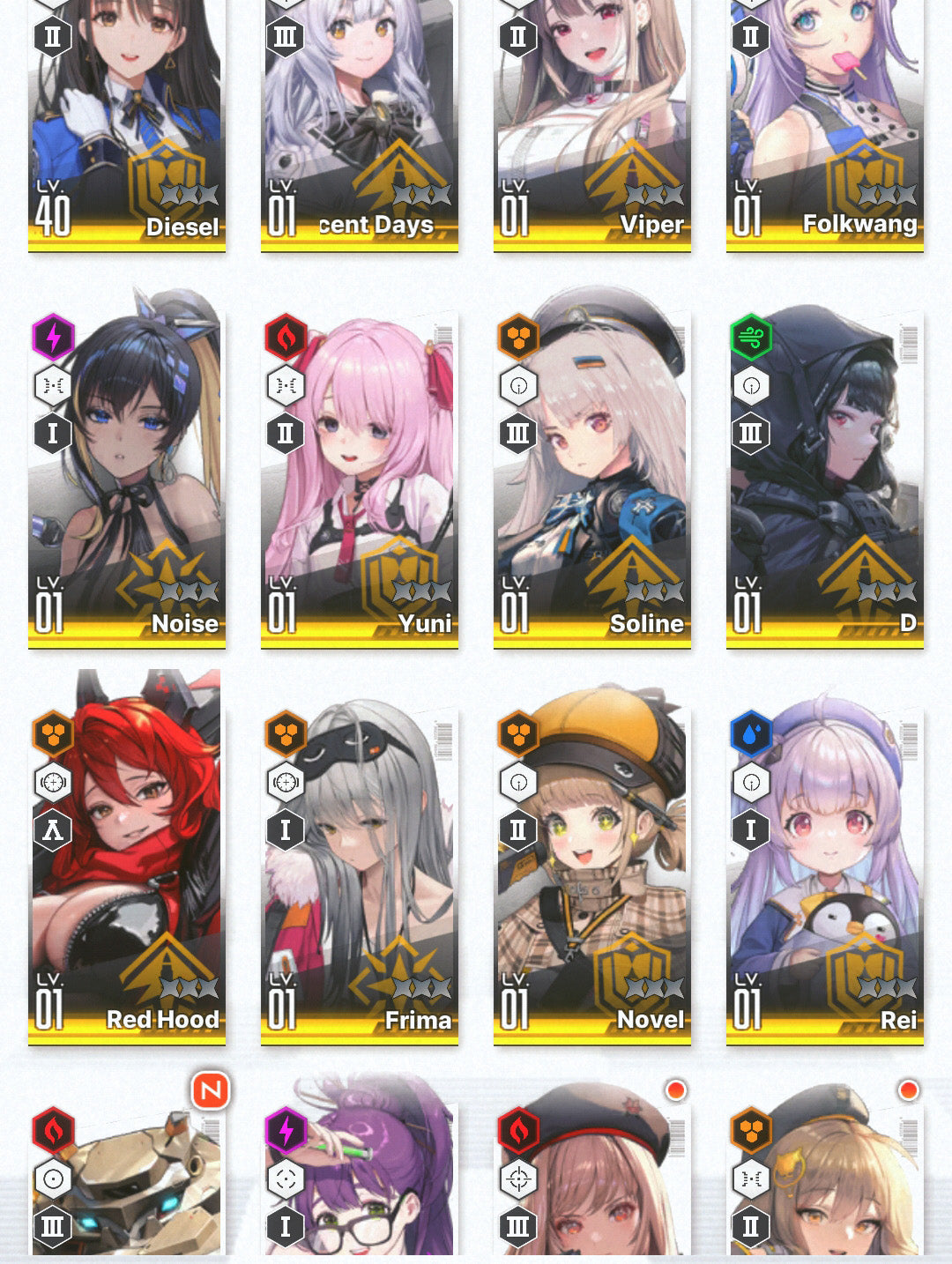 [NA]GODDESS OF VICTORY NIKKE 13SSR Red Hood+Frima+Novel+Noise+Yuni+Sol ...