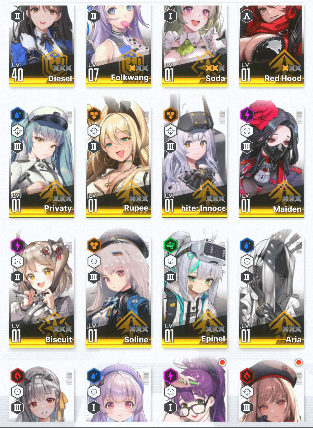 [NA]GODDESS OF VICTORY NIKKE 14SSR 3X Soda+Red Hood+Modernia+skin+Aria – Mobile Games Starter