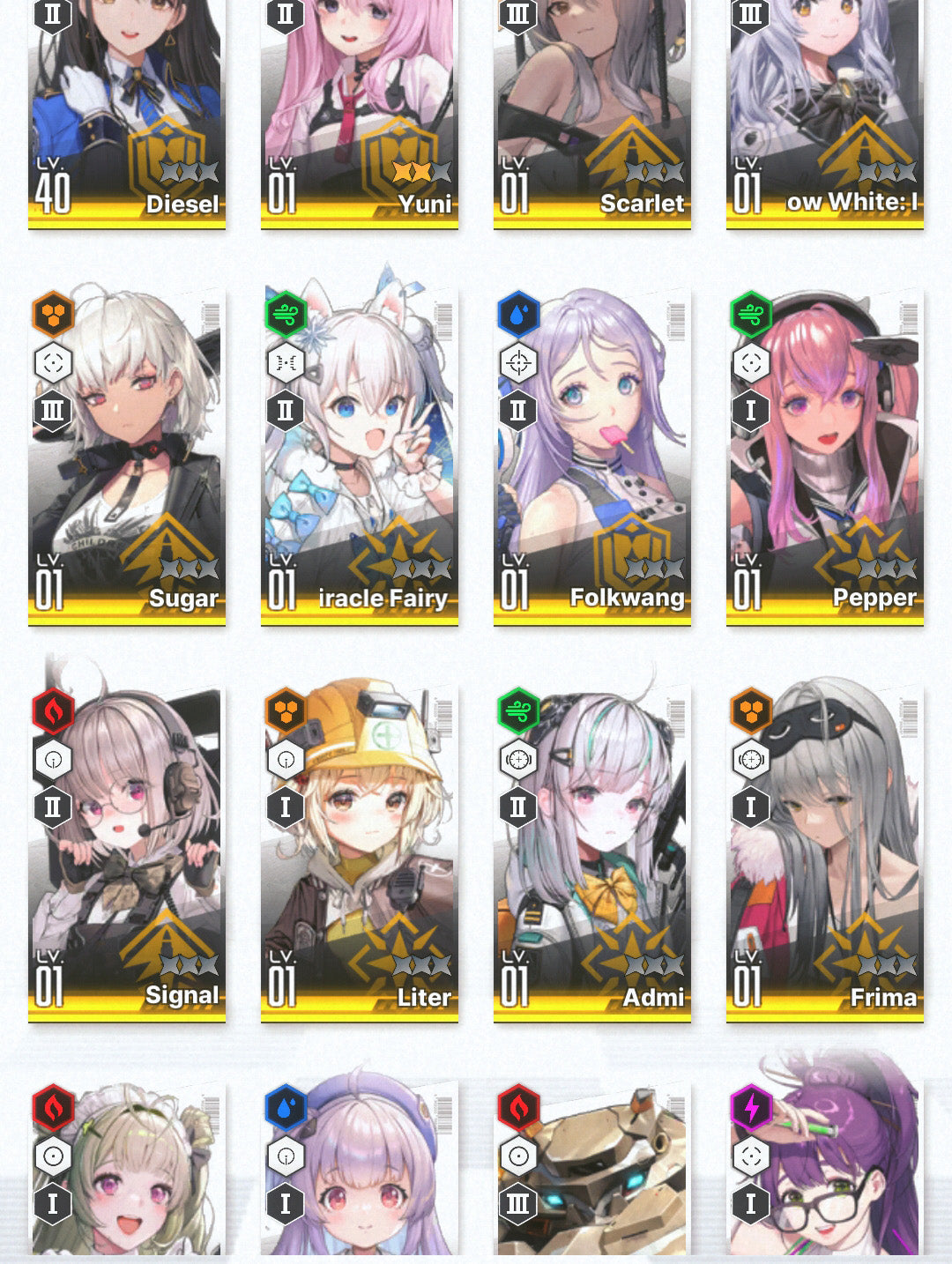 [NA]GODDESS OF VICTORY NIKKE 15SSR Limited Anne+Scarlet+Liter+Pepper+Y ...