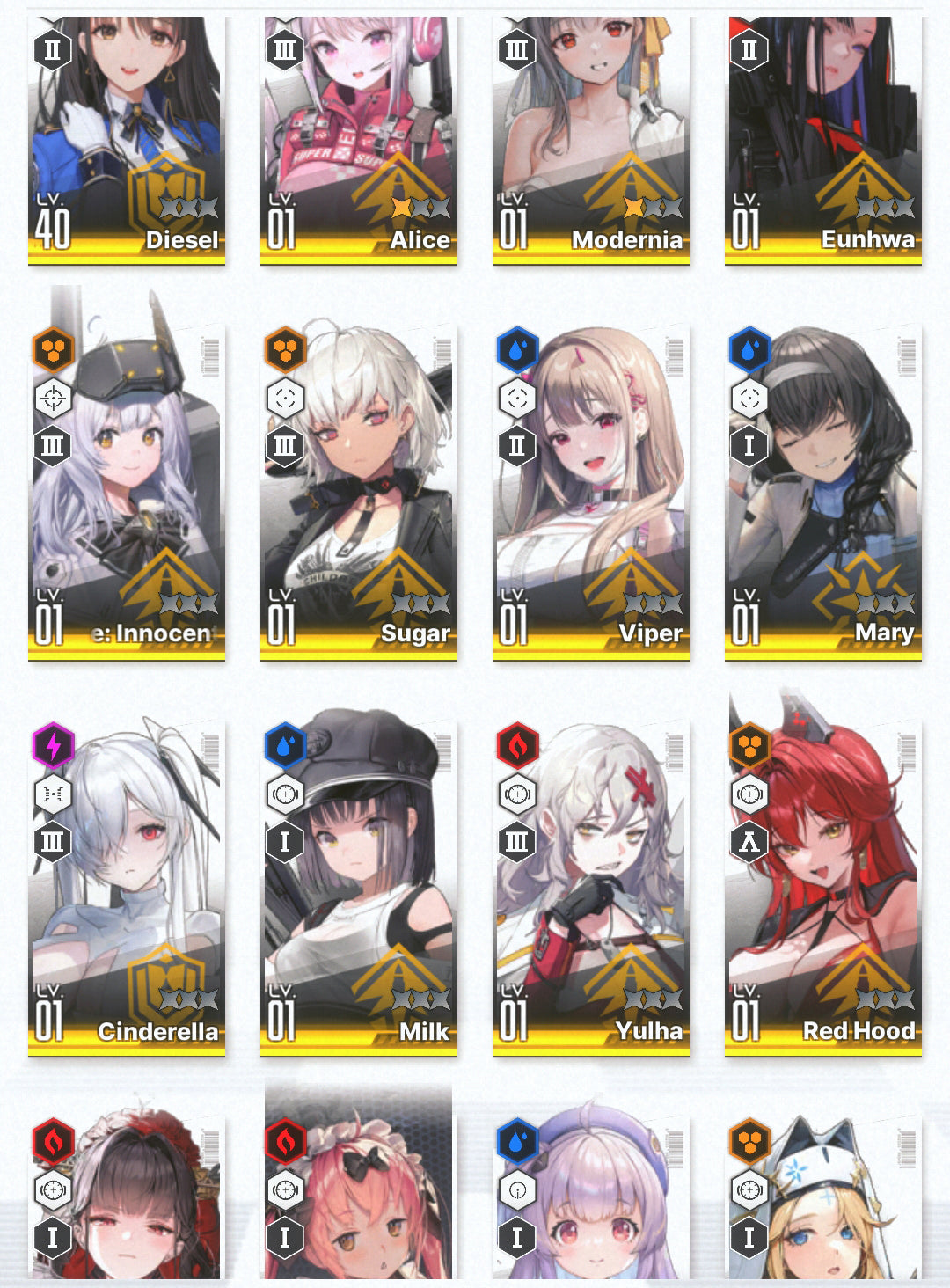 [NA]GODDESS OF VICTORY NIKKE 16SSR+Pity 2x Modernia+skin+Red Hood+Skin ...