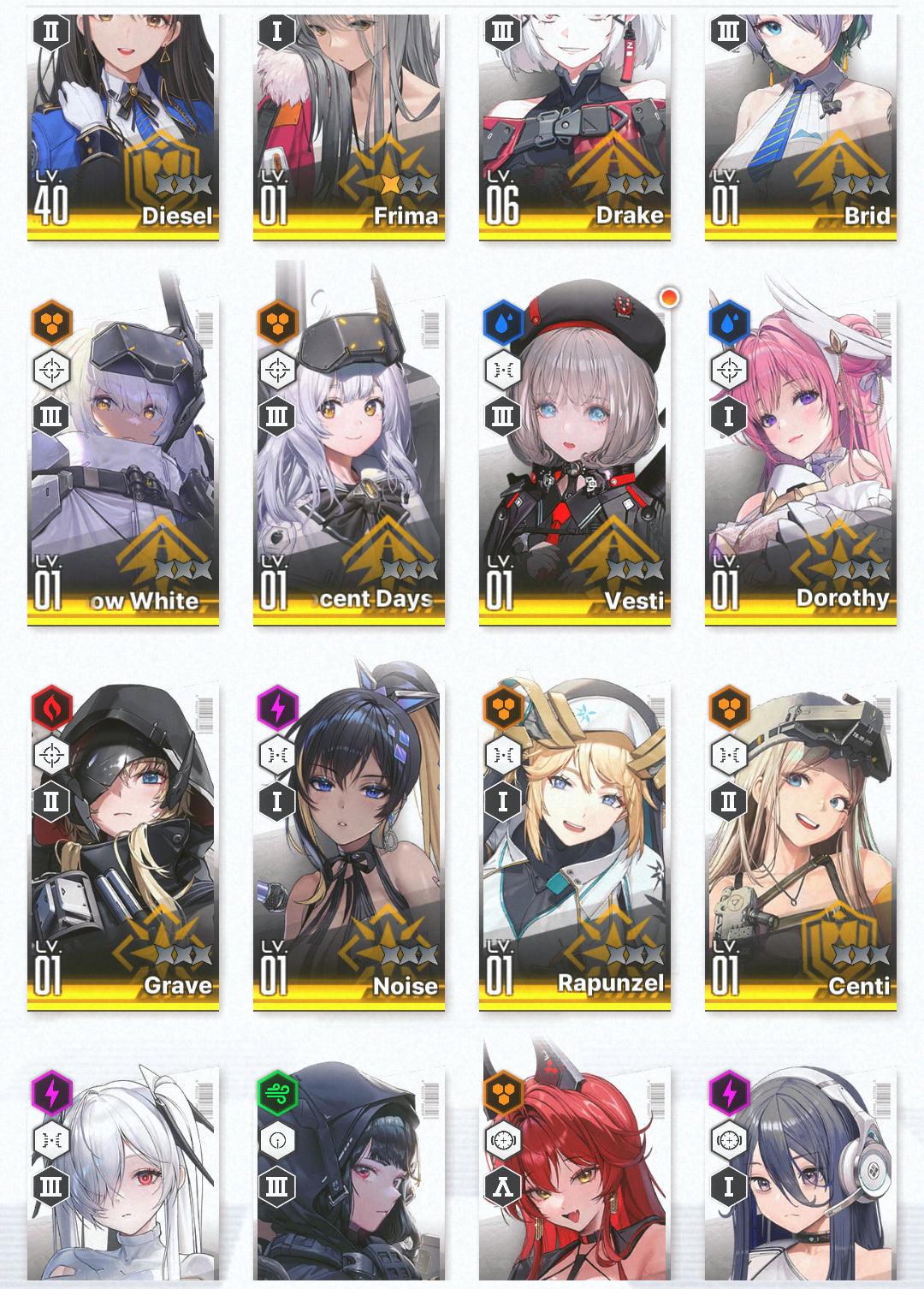 [NA]GODDESS OF VICTORY NIKKE 19SSR Red Hood+Skin+Dorothy+Cinderella+Gr ...