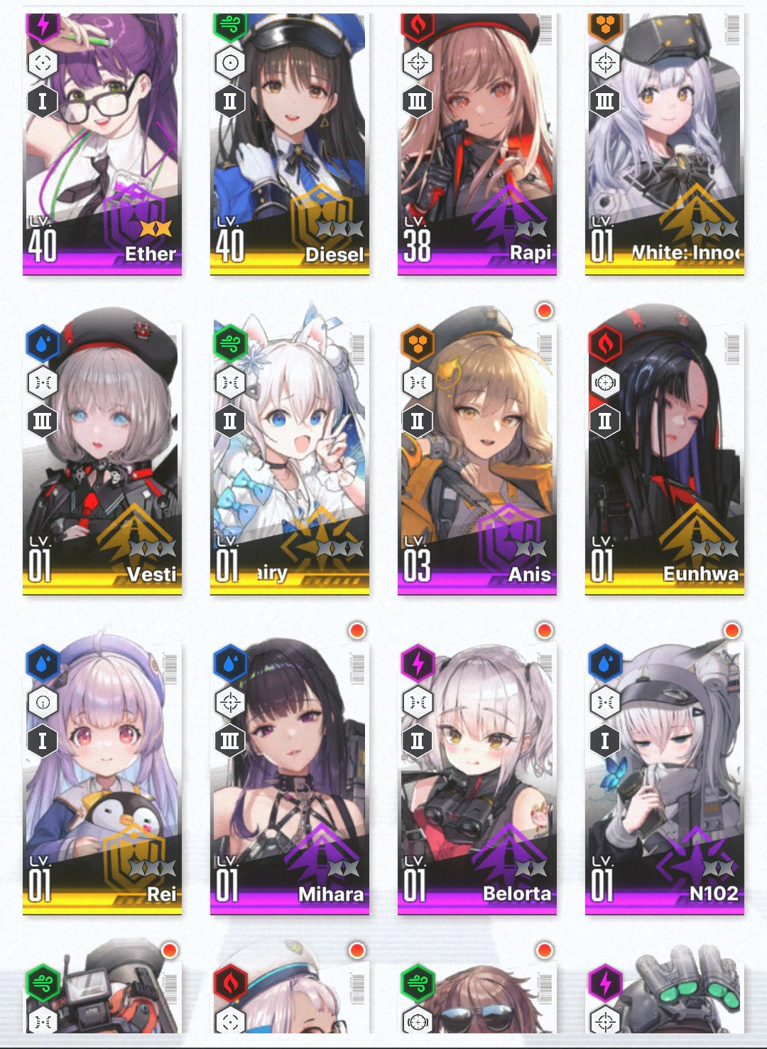 [NA]GODDESS OF VICTORY NIKKE 6SSR Limited Anne+Eunhwa+Vesti+Rei++ star ...