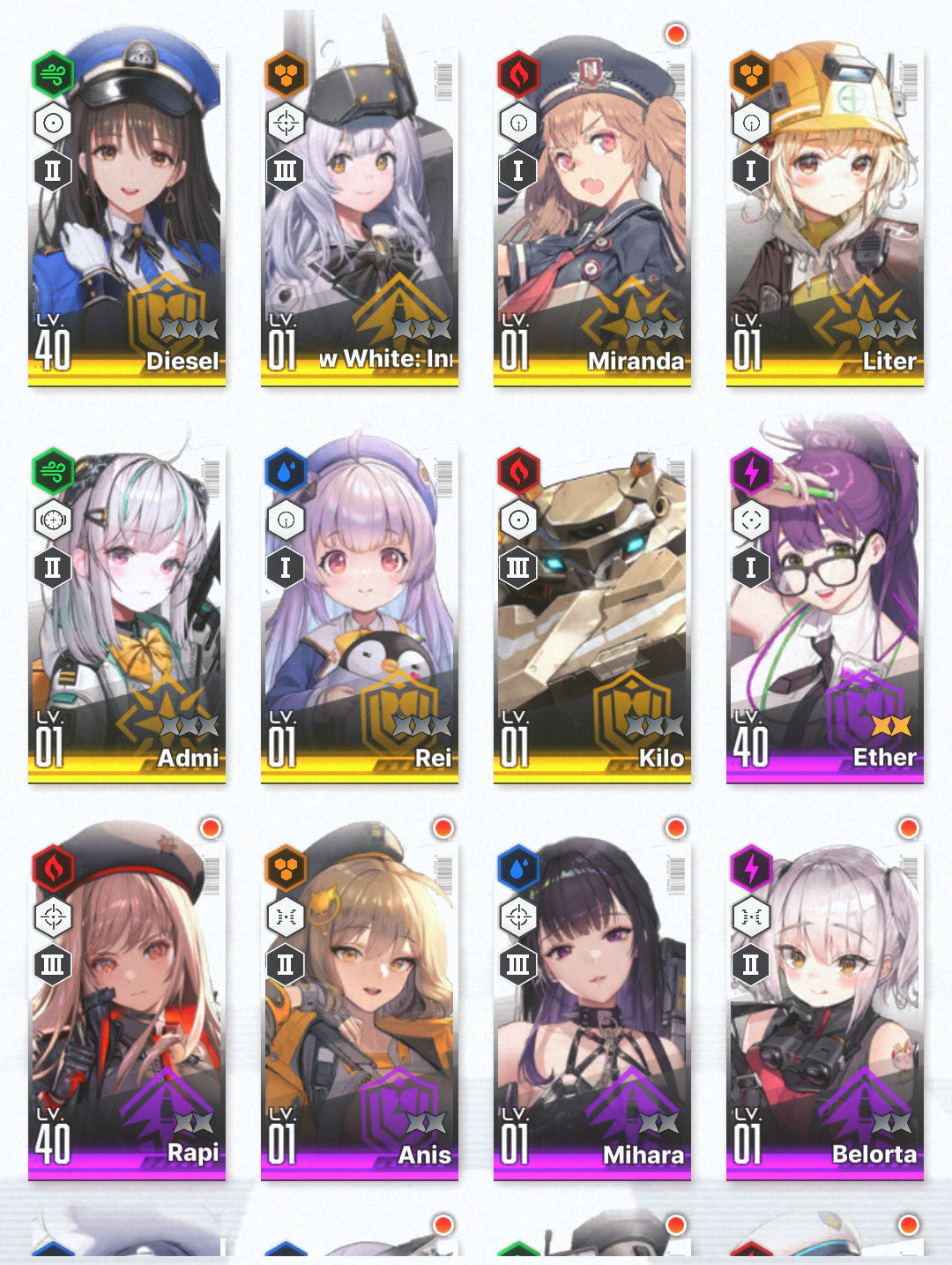 [NA]GODDESS OF VICTORY NIKKE 6SSR Liter+Admi+Miranda+Rei++ starter acc ...