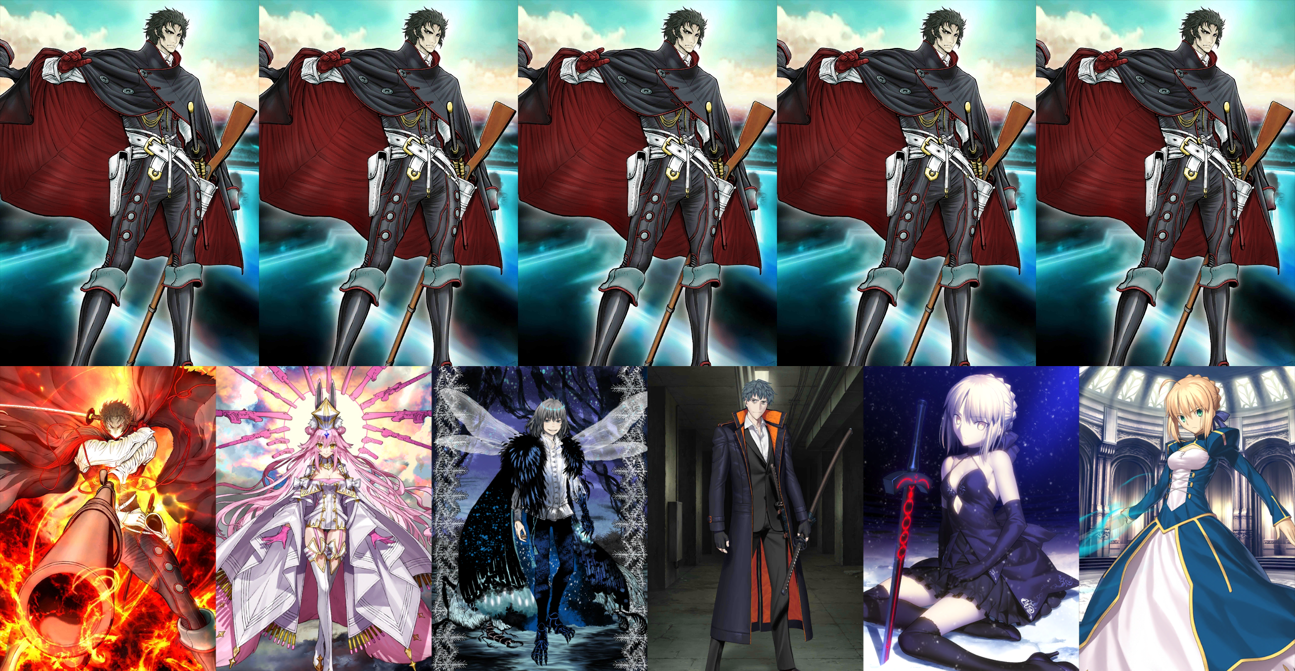 [NA][INSTANT] FGO NP5 Hijikata Toshizou NP5 Saito + Koyanskaya Oberon ...