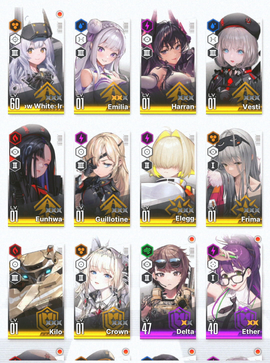 [NA][INSTANT] GODDESS OF VICTORY NIKKE 10SSR 3 Emilia+skin+Harran+Crow ...