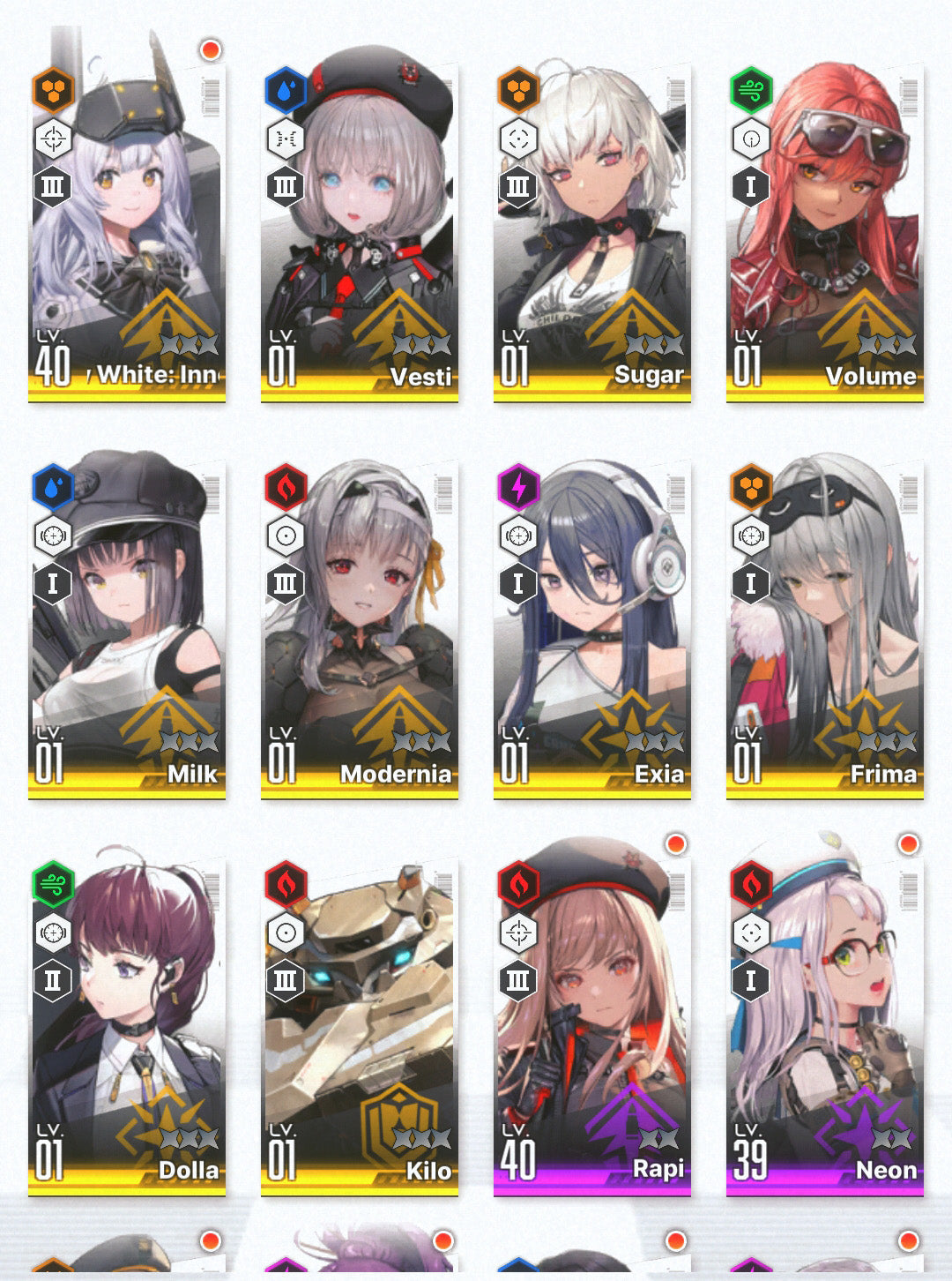 [NA][INSTANT] GODDESS OF VICTORY NIKKE 10SSR Modernia+Volume+Milk+Doll ...