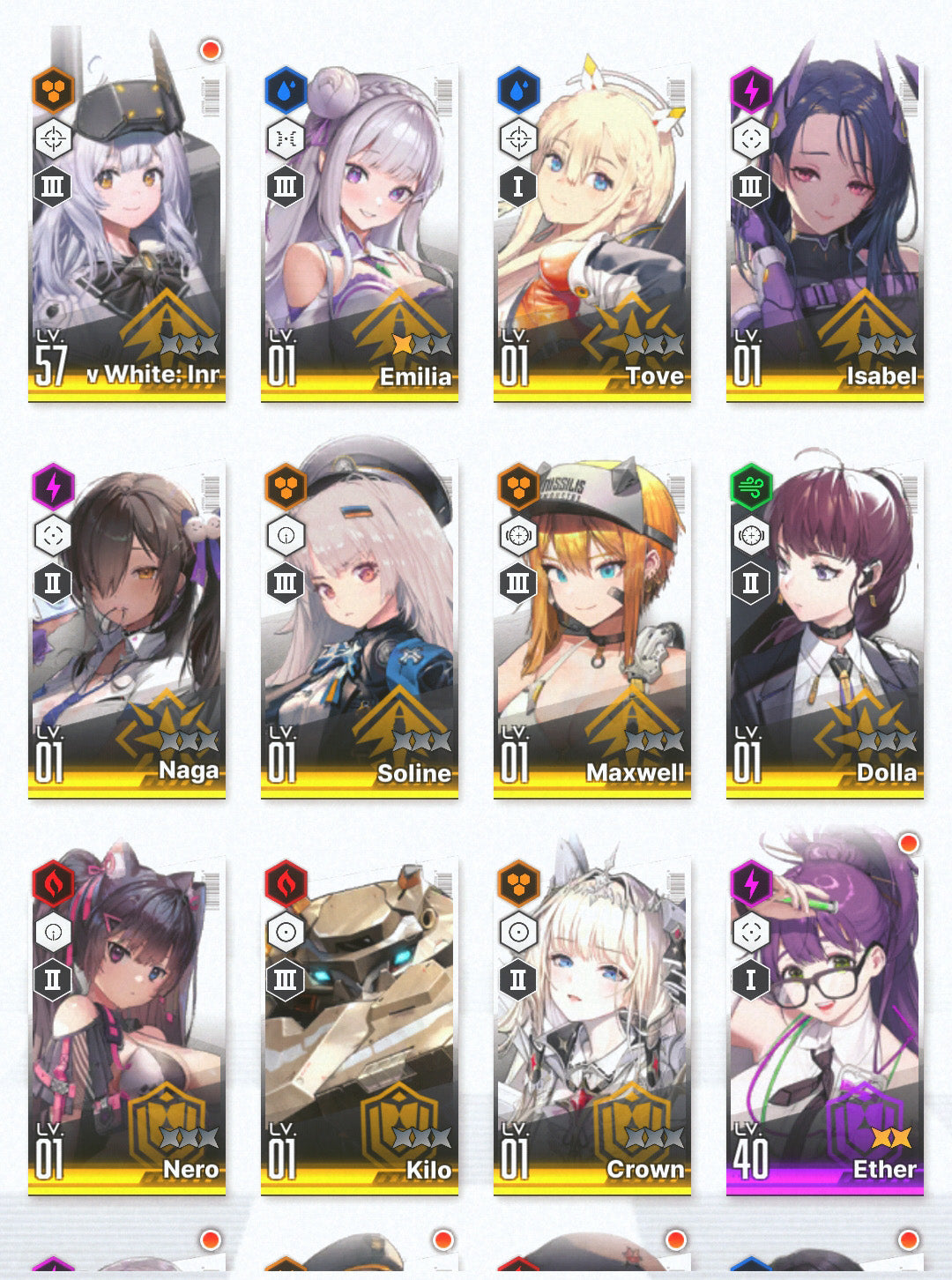 [NA][INSTANT] GODDESS OF VICTORY NIKKE 11SSR 2 Emilia+skin+Tove+Naga+D ...