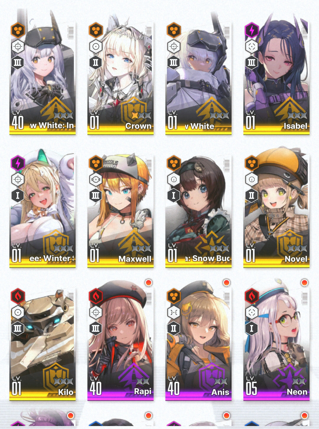 [NA][INSTANT] GODDESS OF VICTORY NIKKE 9SSR Mica+Winter Rupee+2 Crown+ ...